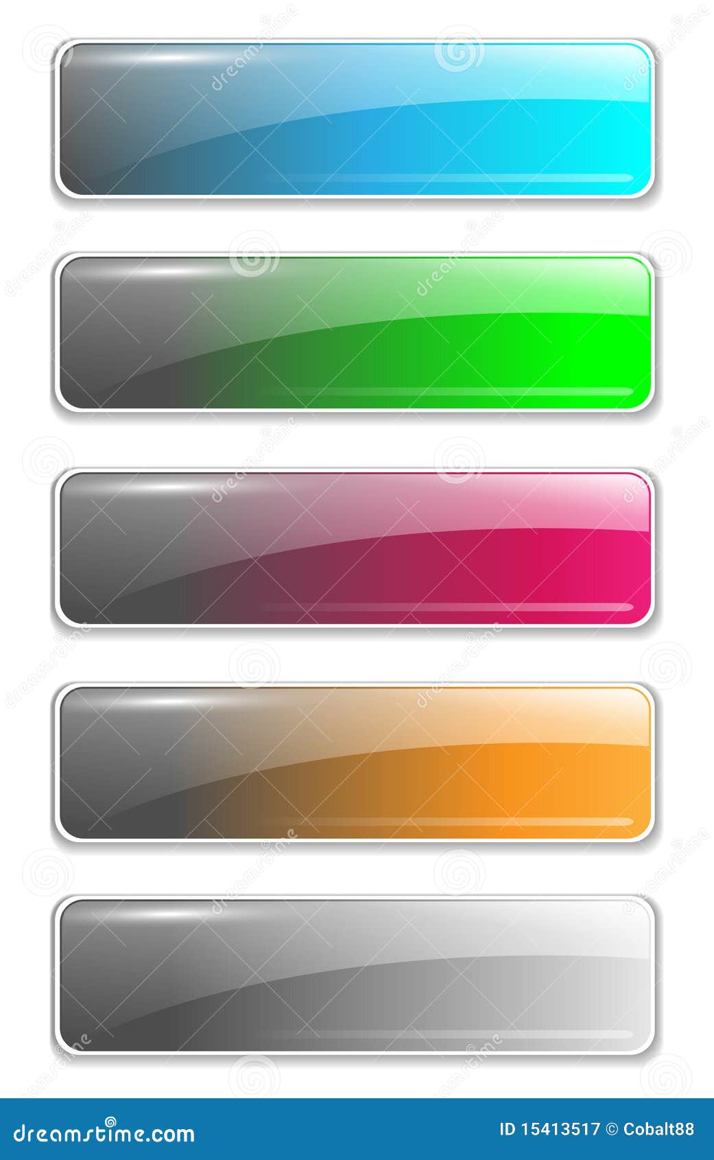 Website buttons template stock vector. Illustration of vector - 15413517