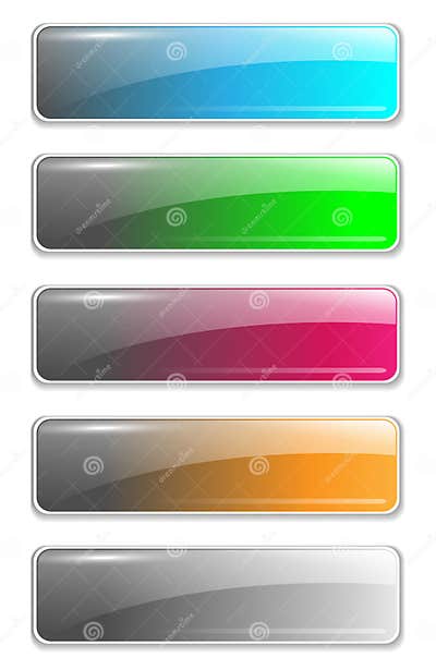 Website buttons template stock vector. Illustration of vector - 15413517
