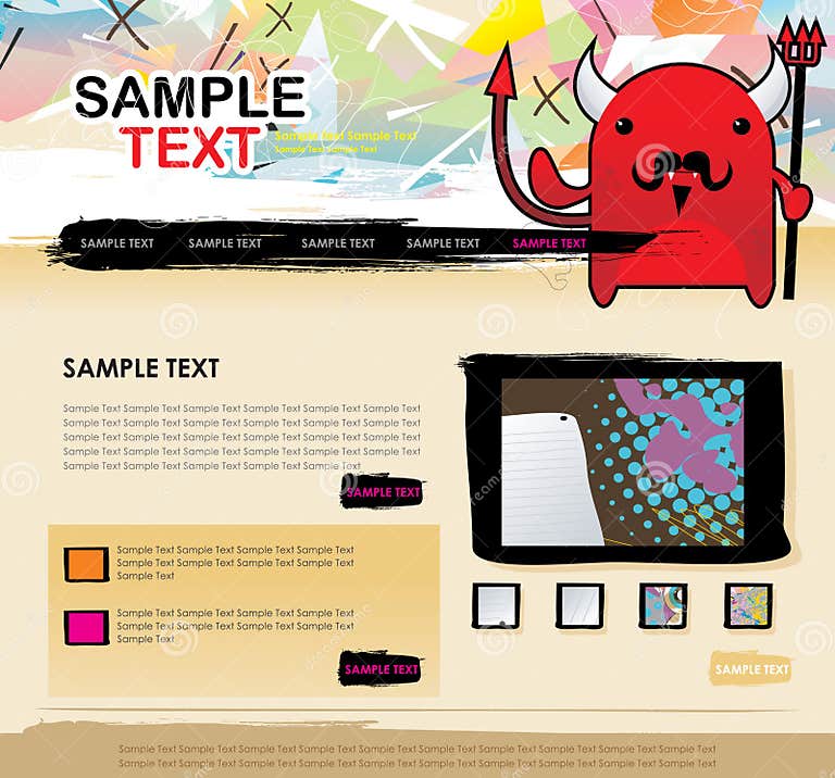 Website cartoon characters stock vector. Illustration of angel - 18353799