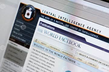 Website of CIA - Main Internet Page Editorial Photography - Image of ...