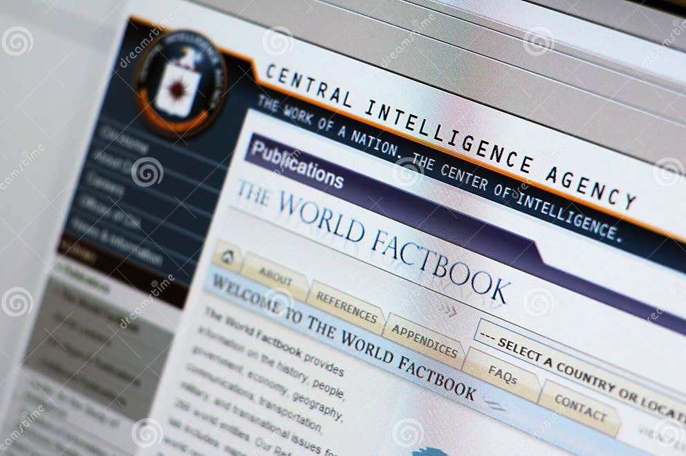 Website of CIA - Main Internet Page Editorial Photography - Image of ...