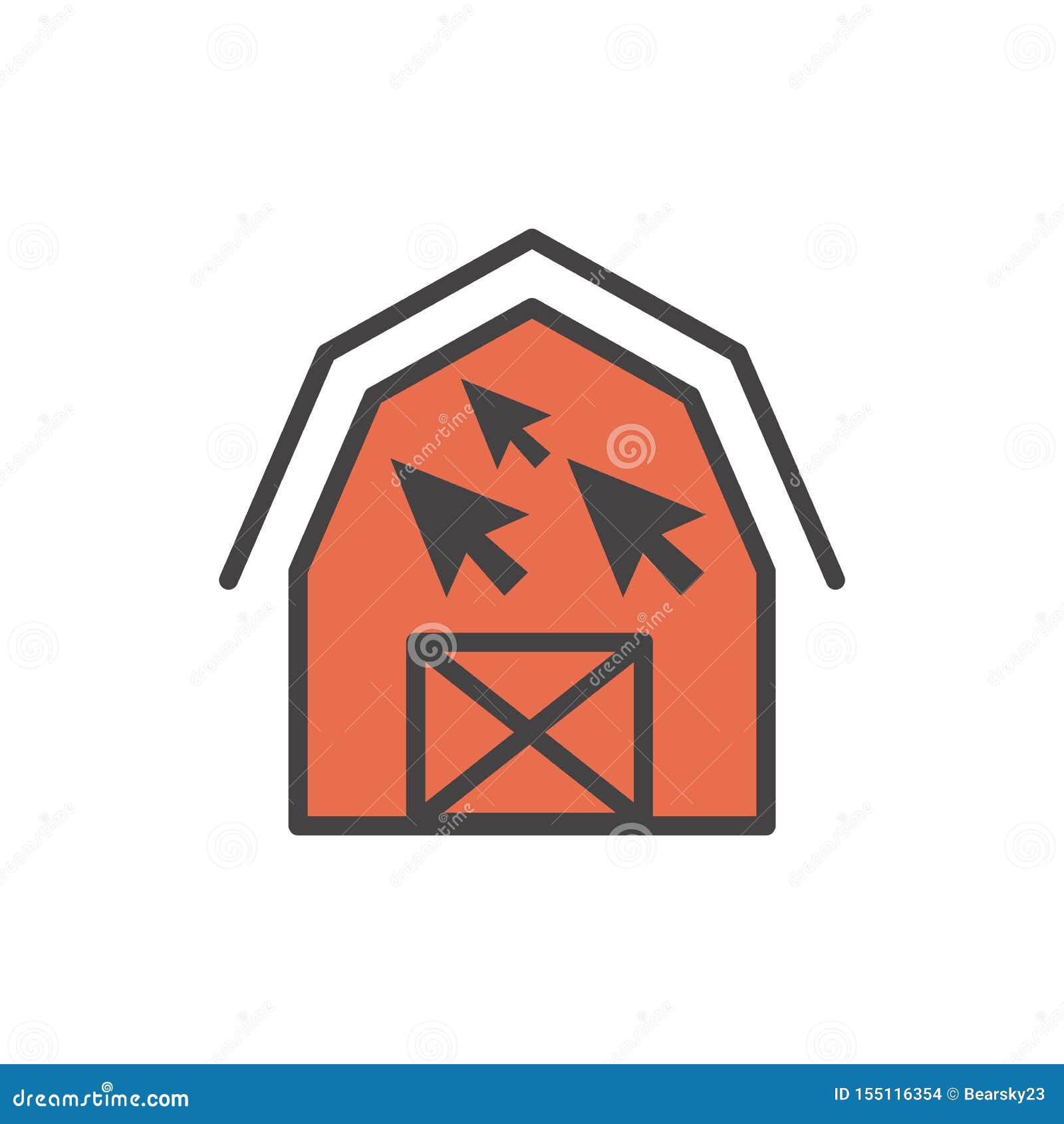 Website Clicks Icon with Pointer Icon - Unscrupulously Acquiring ...