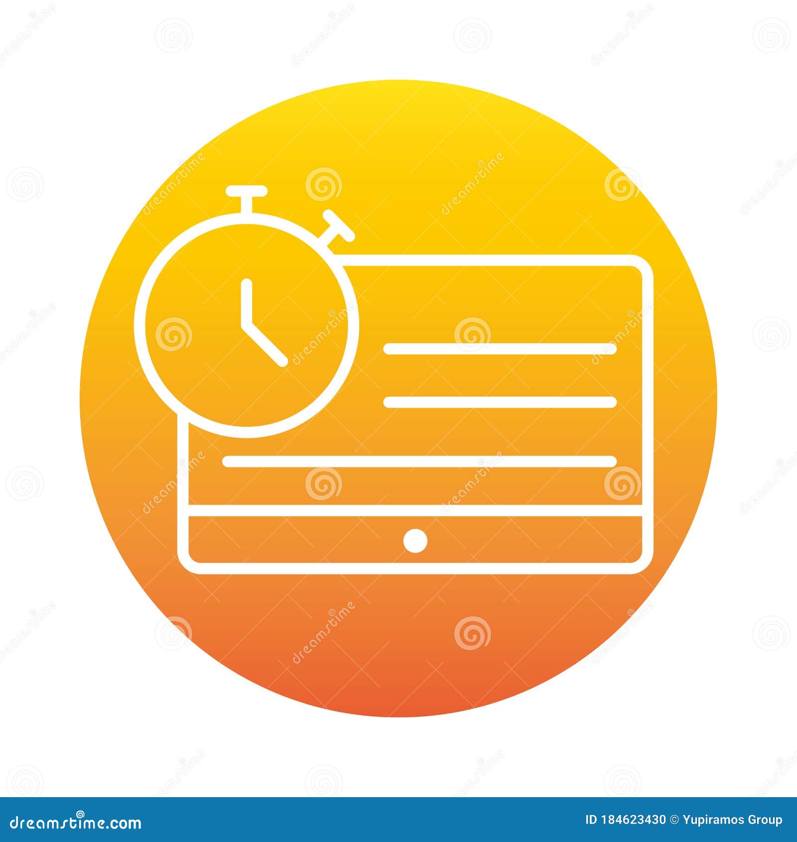 Website Clock Time Connection Online Education and Development ...