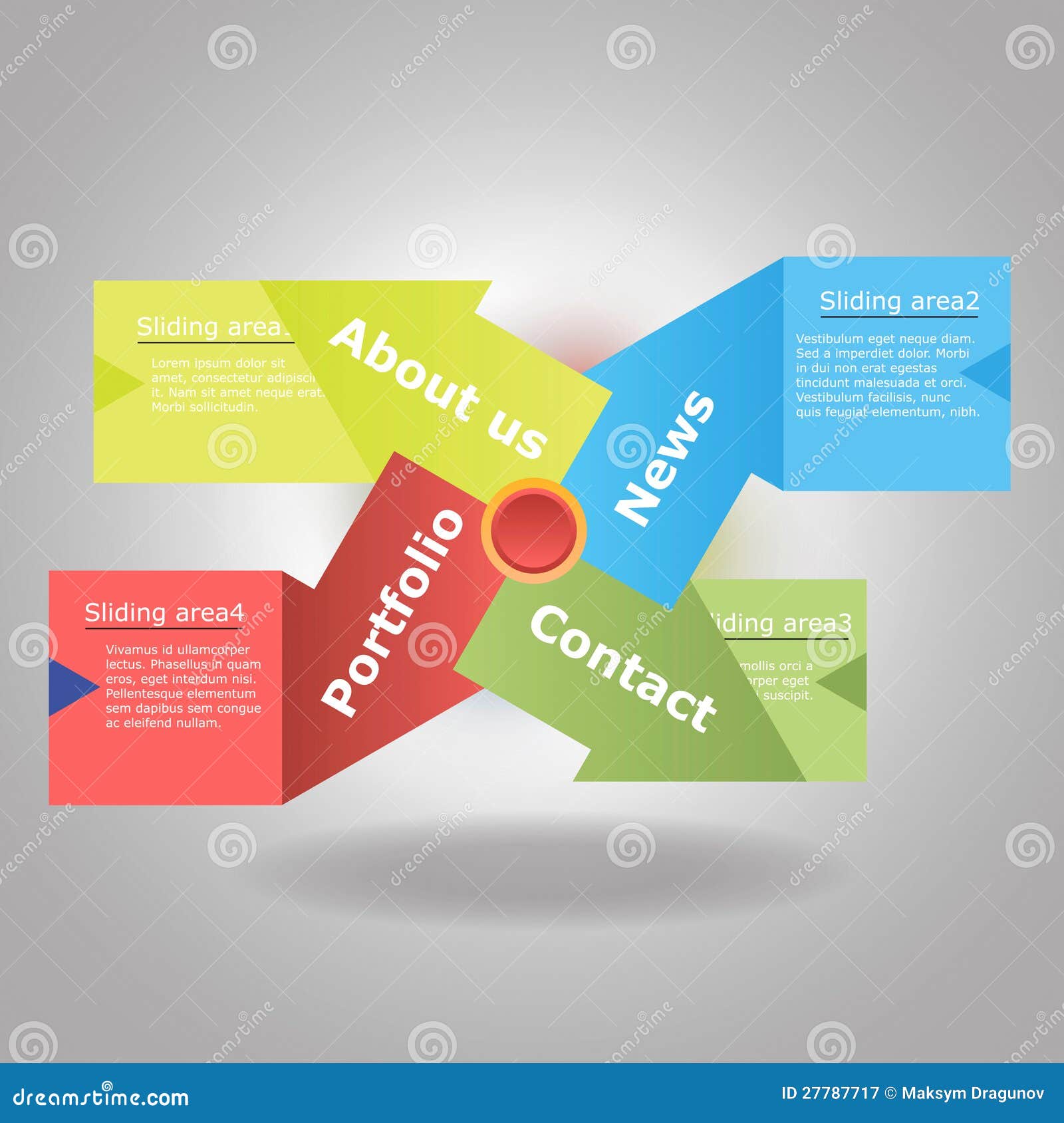 Website concept design stock vector. Illustration of element - 27787717