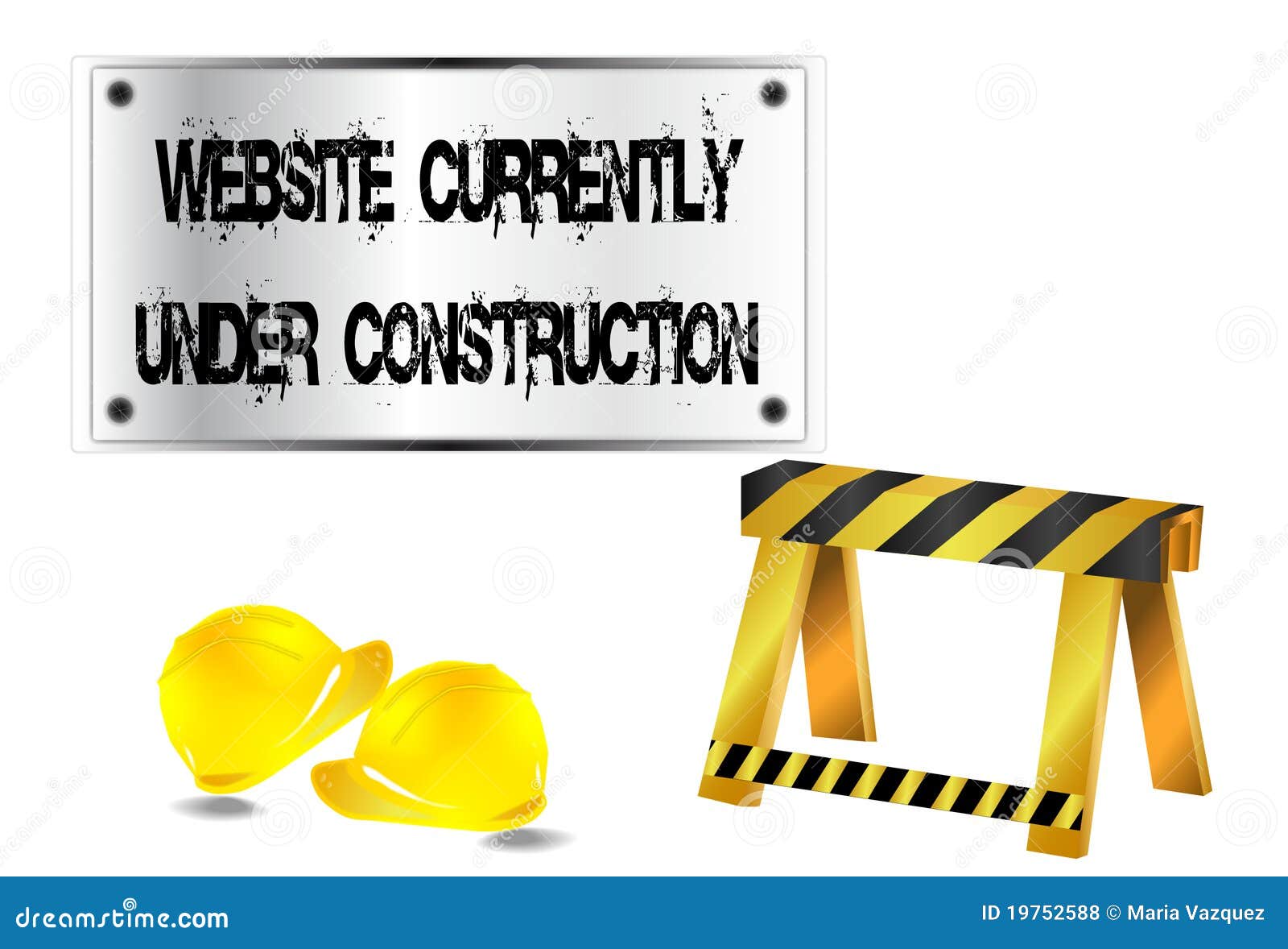 Website Currently Under Construction Stock Vector - Illustration of ...