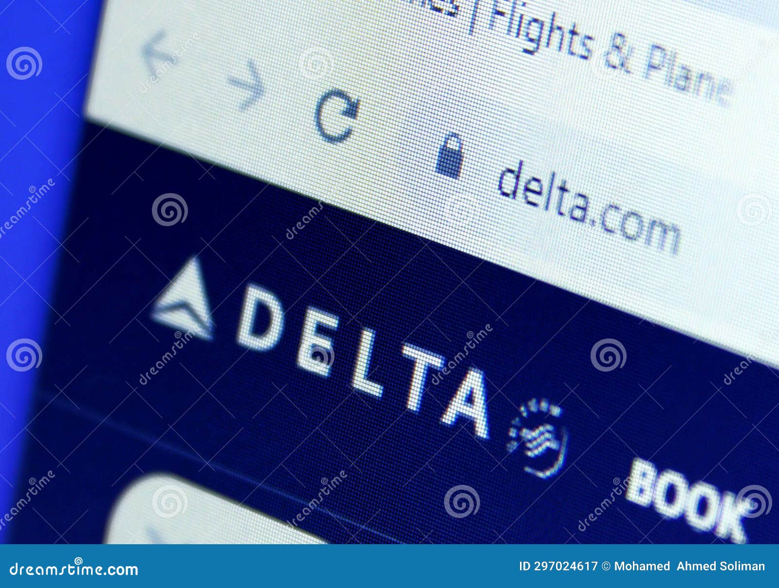 Delta Airlines logo editorial photography. Image of american - 297024617