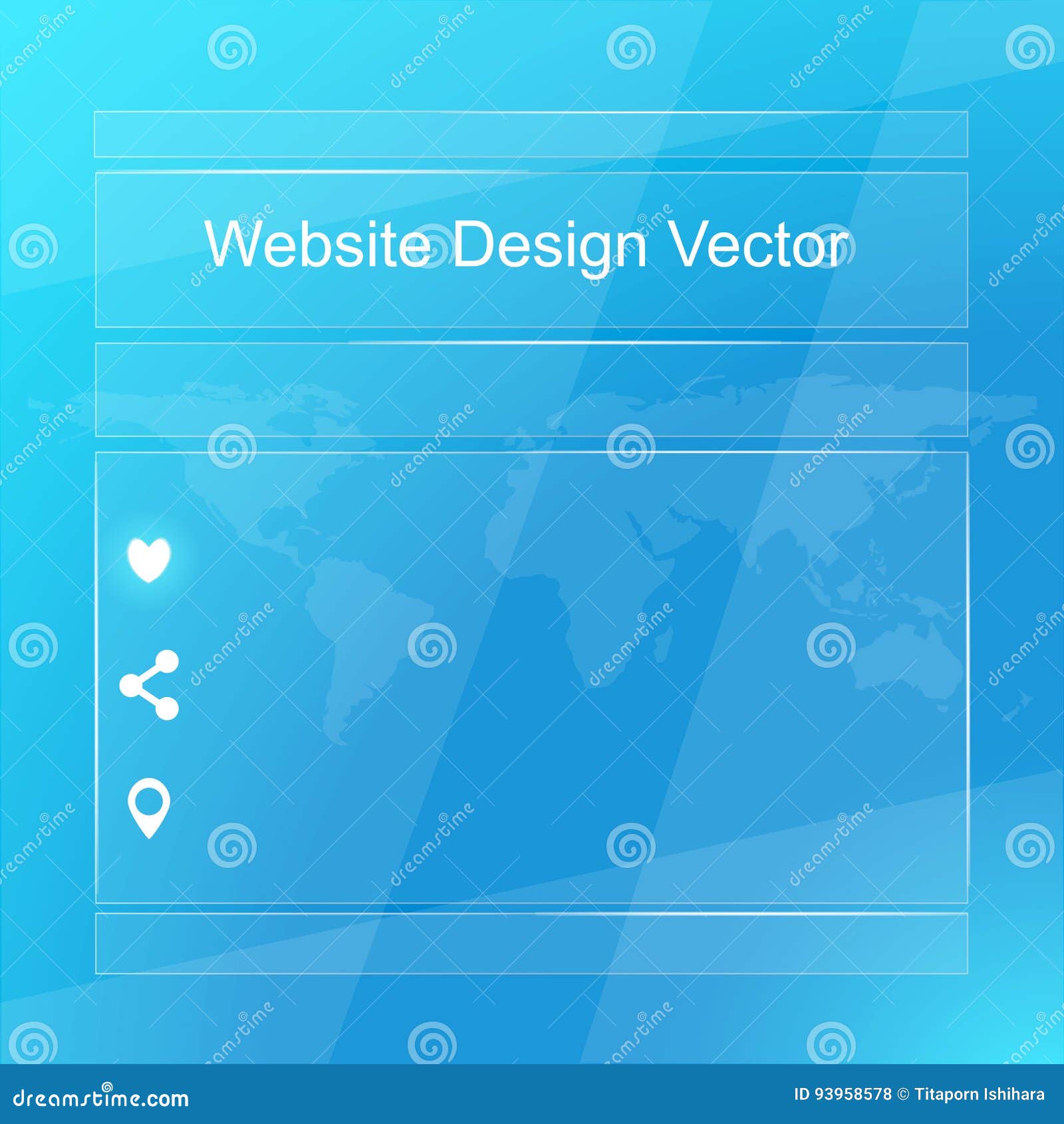 Website Design Abstract Background Vector Stock Vector - Illustration ...