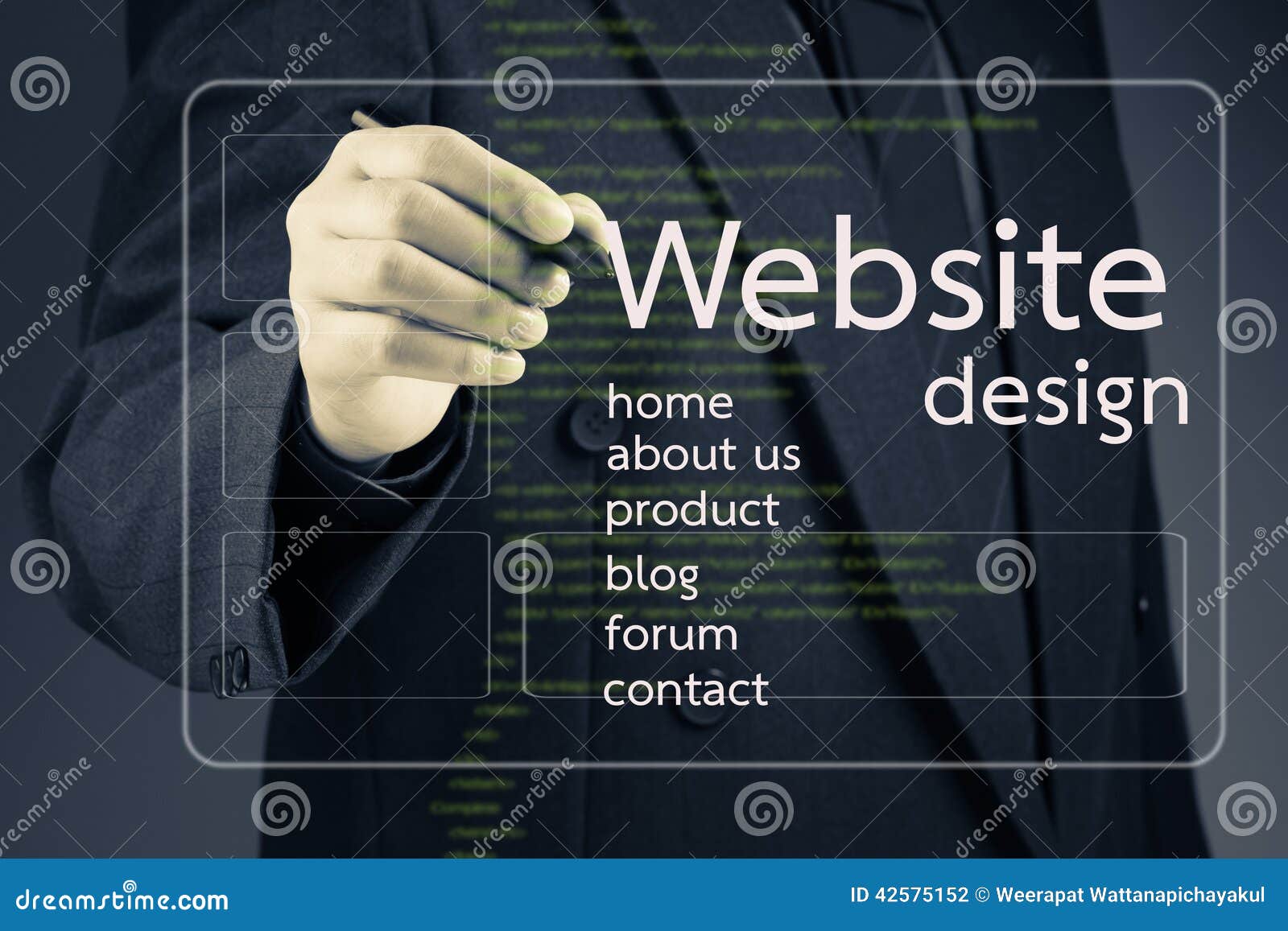 Website design stock photo. Image of management, homepage - 42575152