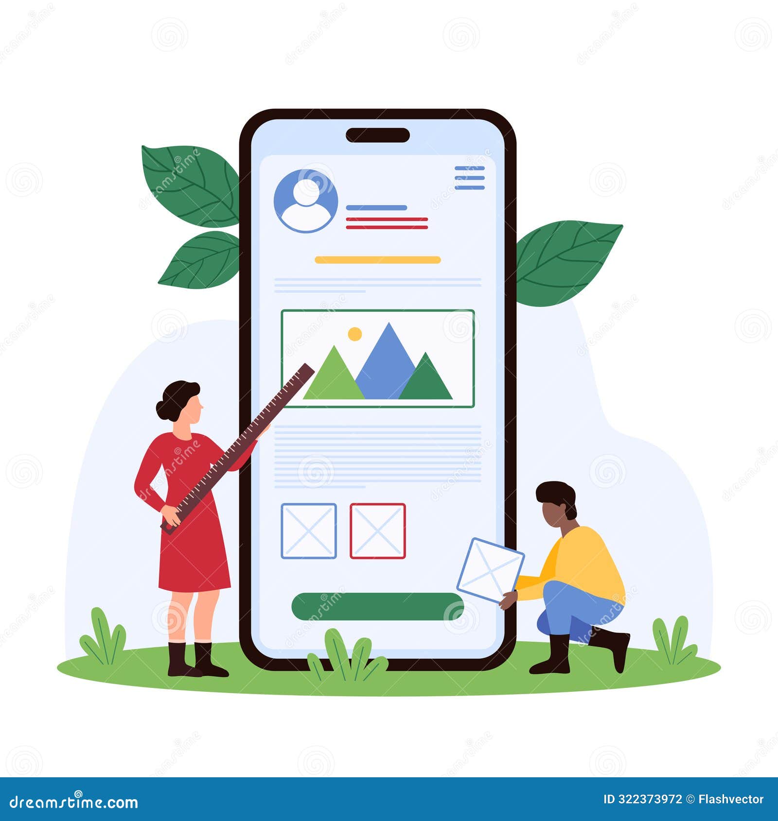 Screen Redesign Icon Color Outline Vector | CartoonDealer.com #230577121