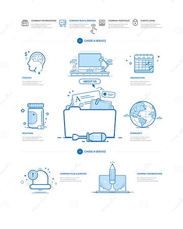 Website Design Model Templates. Stock Vector - Illustration of ...