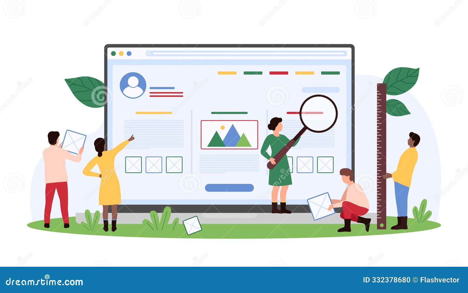 Website Design or Redesign Process, Creative Interface Creation by Tiny ...