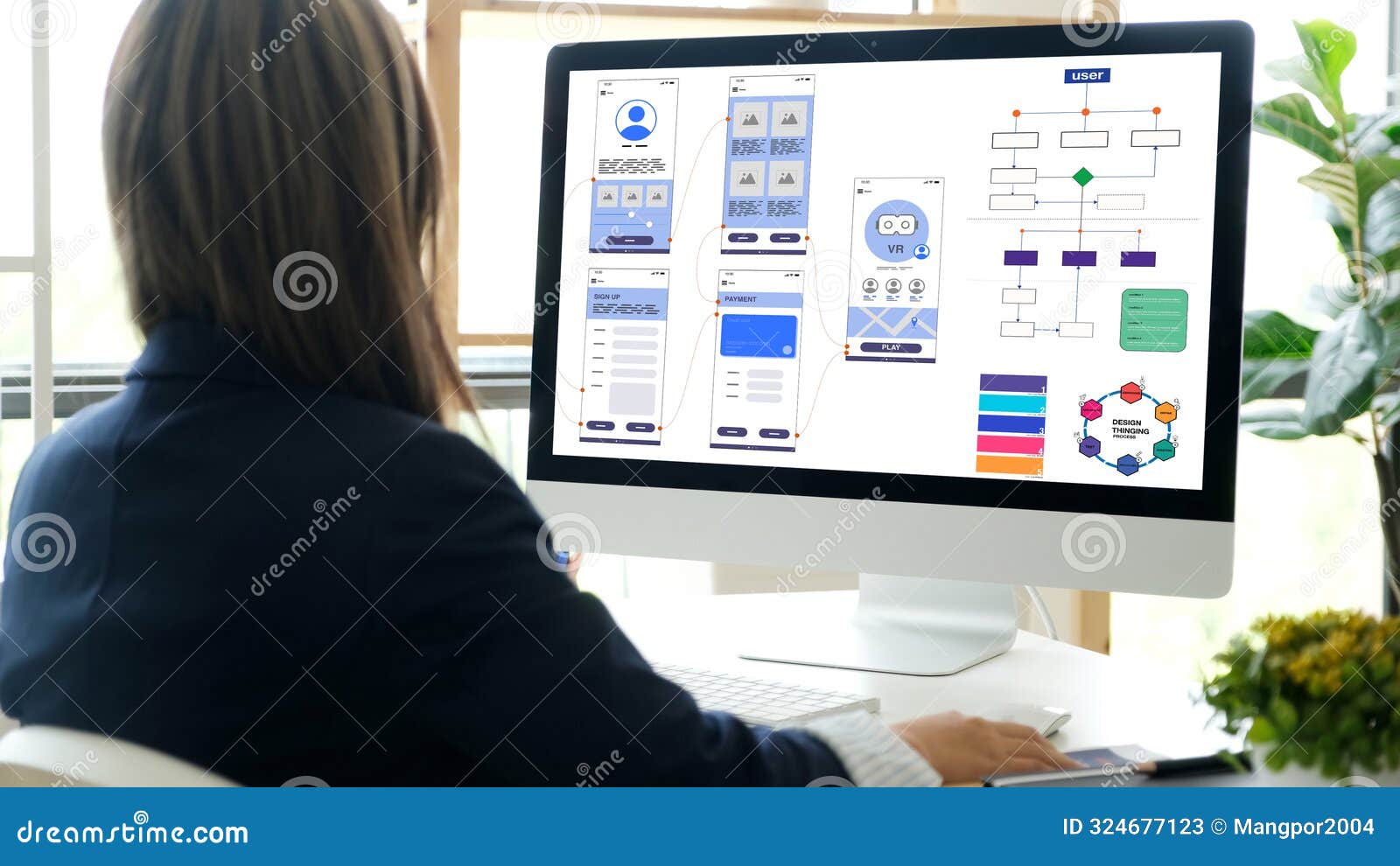 Website Designer, Creative Planning Phone App Development Template ...