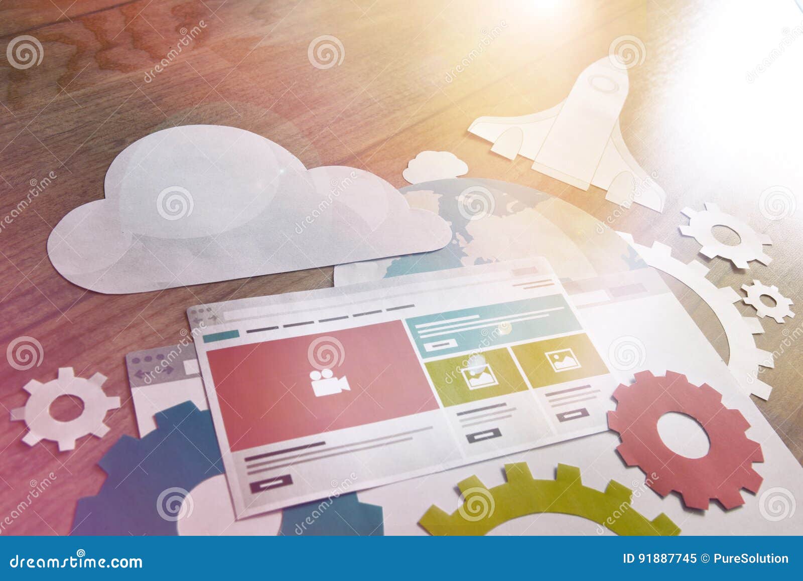 Website development stock image. Image of launch, mockup - 91887745