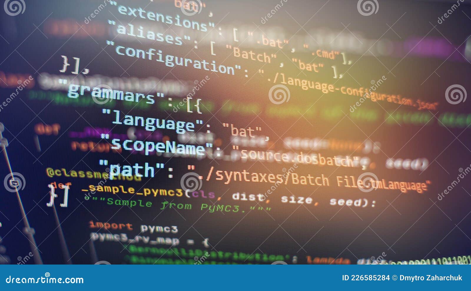 Programmer Workplace Data Encryption Security Code On A Computer Display Programmer Typing New