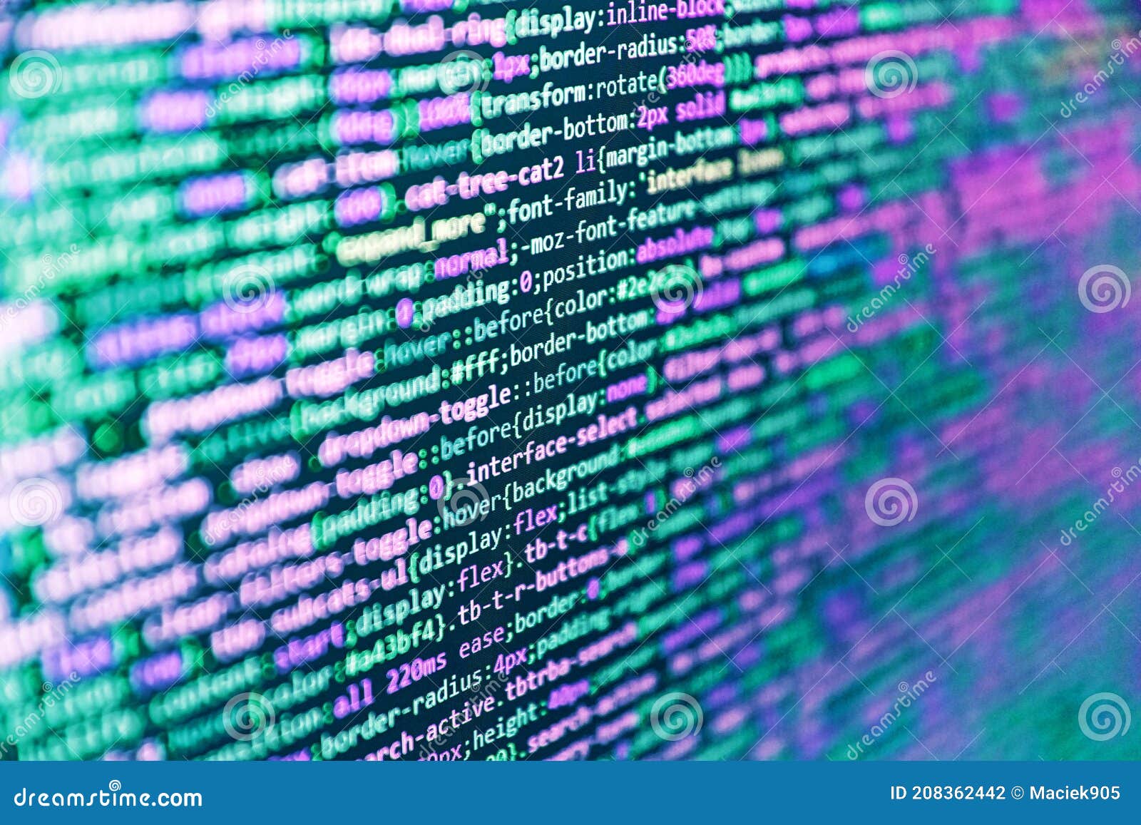 Website Development Developer Working On Program Codes In Office Front End Applications In The