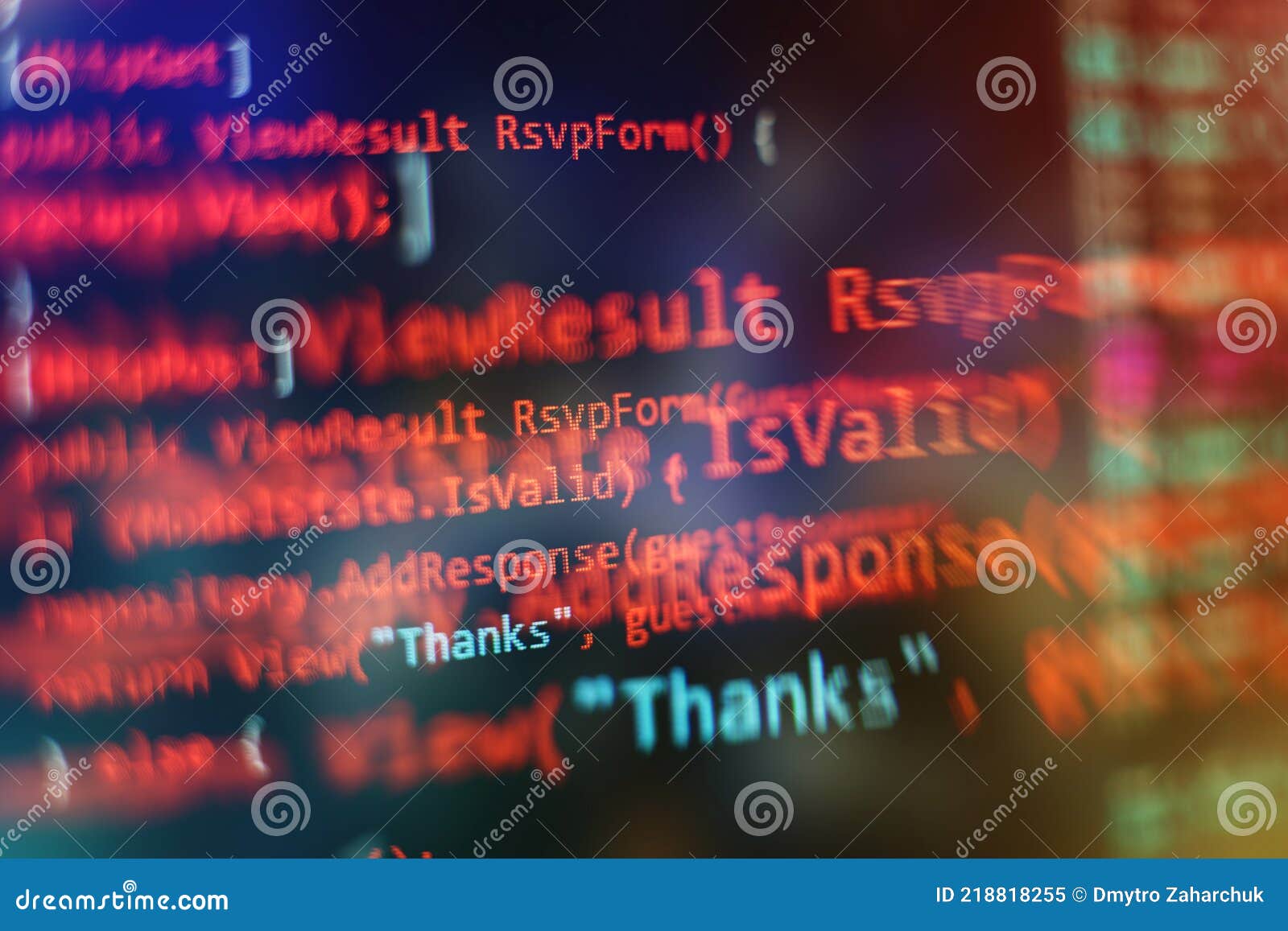 Website Development Server Logs Analysis Closeup Developing Programming And Coding