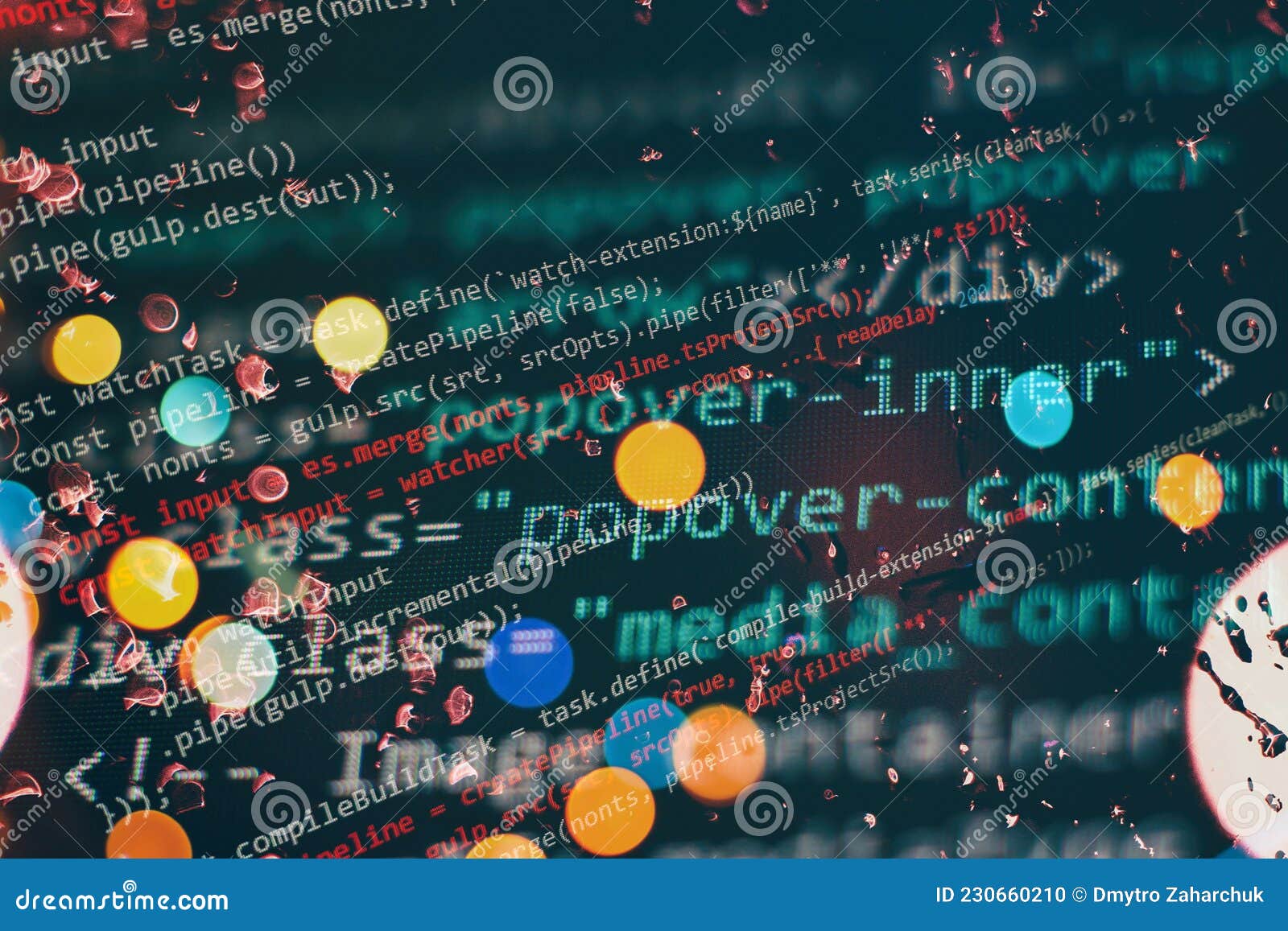 Website Development Server Logs Analysis Closeup Developing Programming And Coding