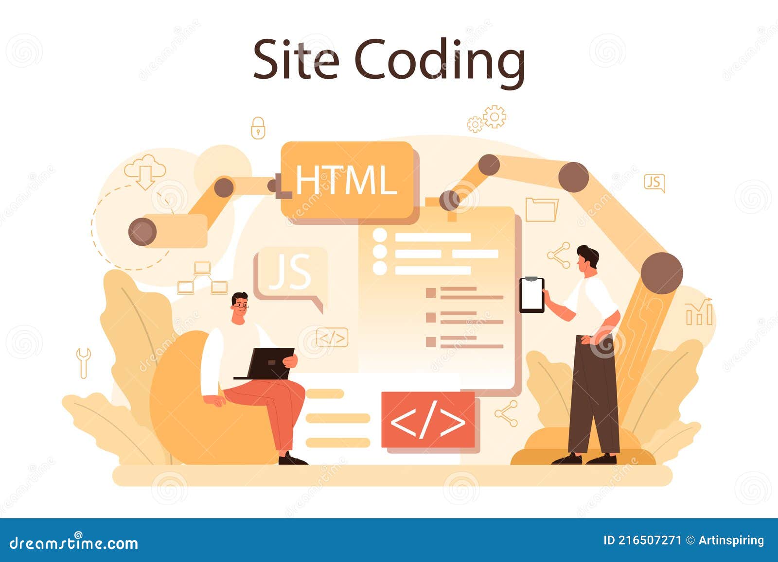 Website Development. Support and Development Service. Web Page Stock ...