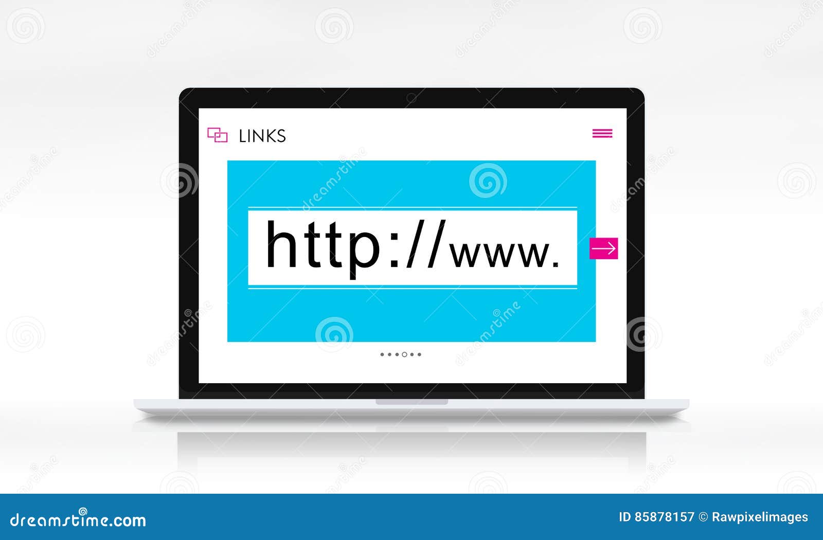 Website Domain Internet HTTP WWW Graphic Concept Stock Illustration ...