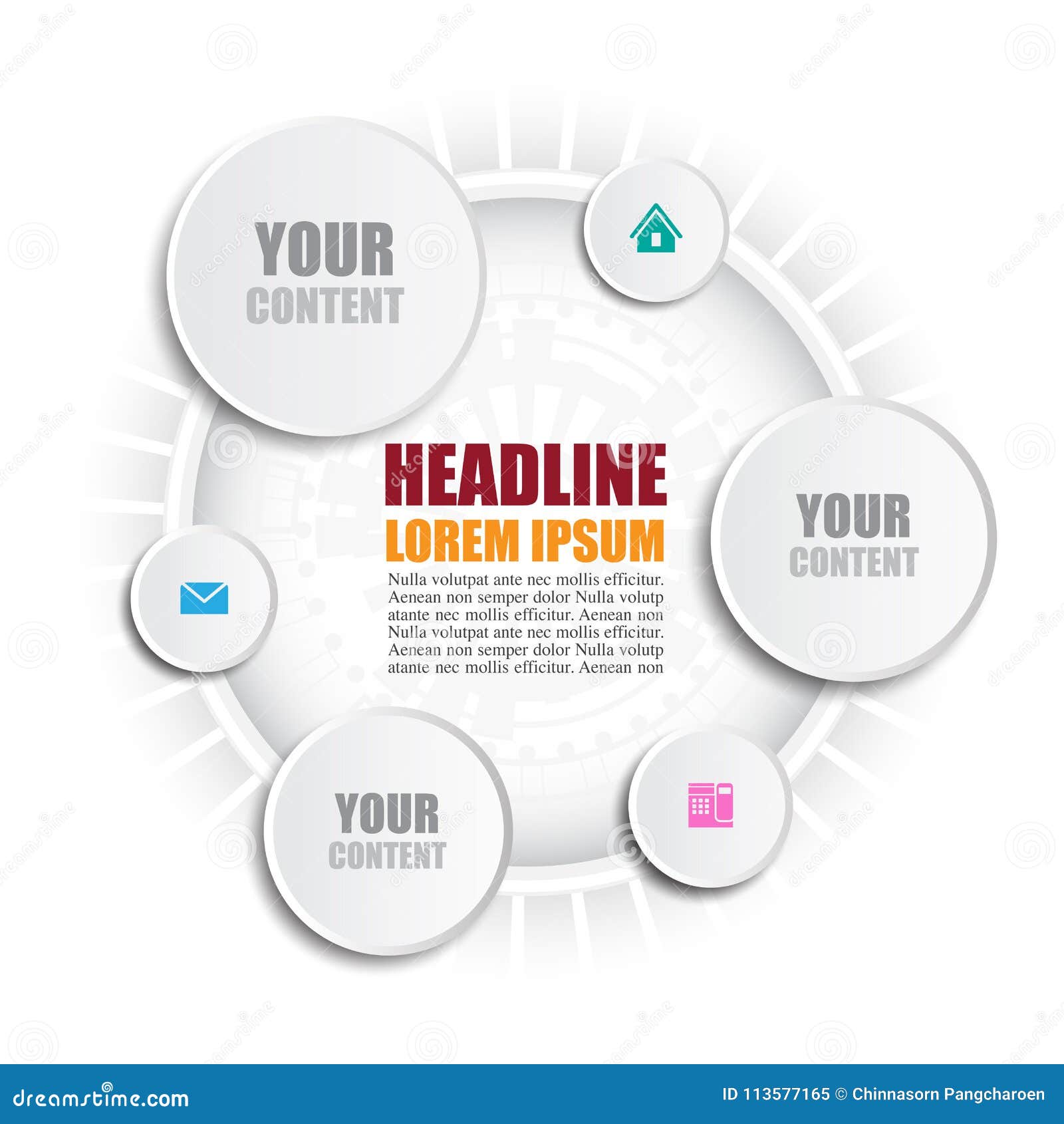 Website element template stock vector. Illustration of infographic ...