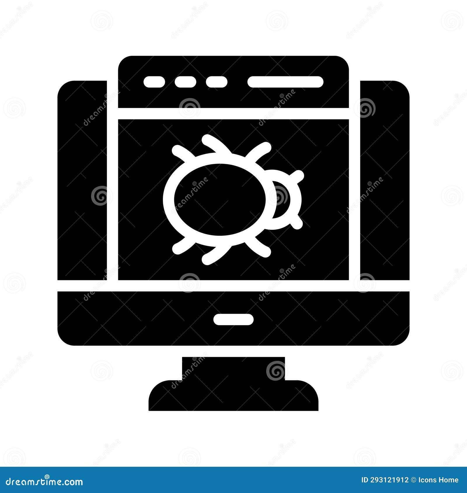 Website Error System Hacking Web Security Software Bug Fault In
