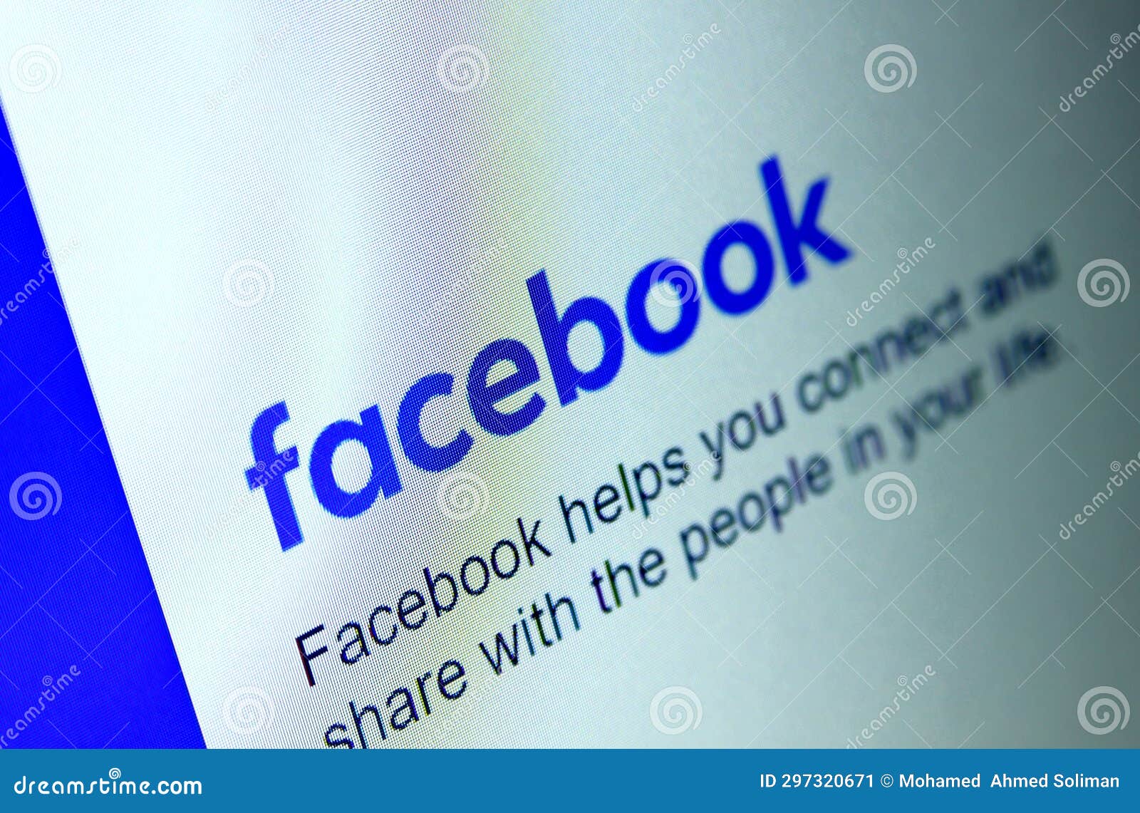 Facebook website logo editorial photo. Image of applications - 297320671