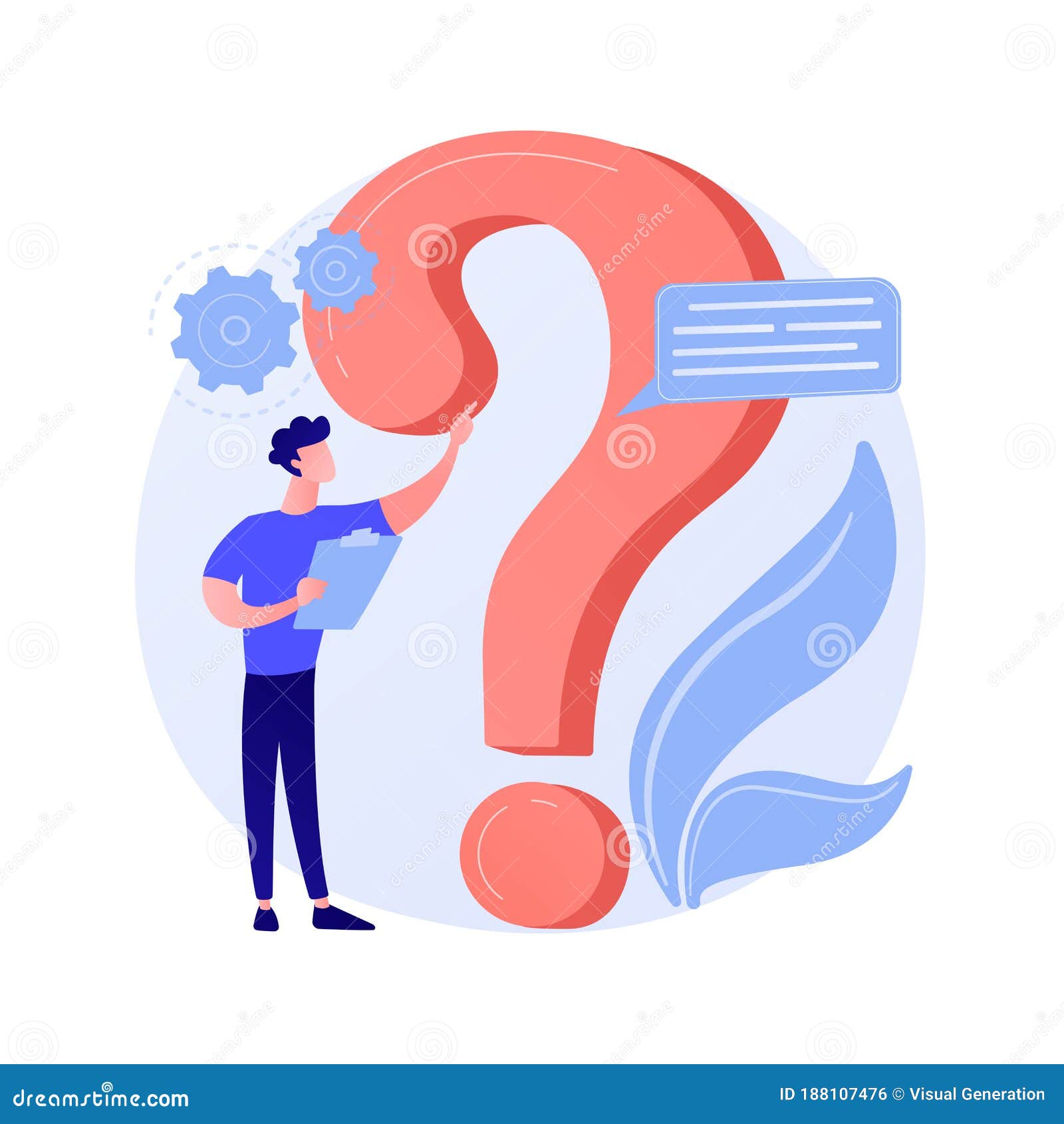 Website FAQ Section Vector Concept Metaphor Stock Vector - Illustration ...
