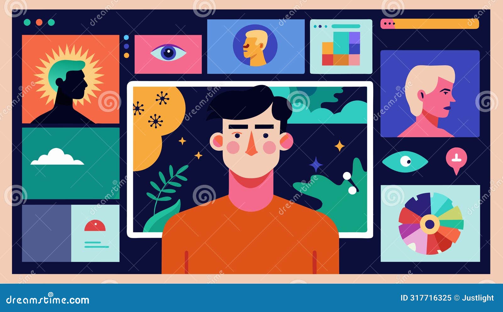 A Website Featuring a Collection of Digital Collages Reflecting the ...