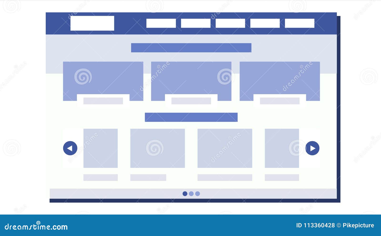 Vector Wireframes Wavy Technological Background, Business Presentation ...