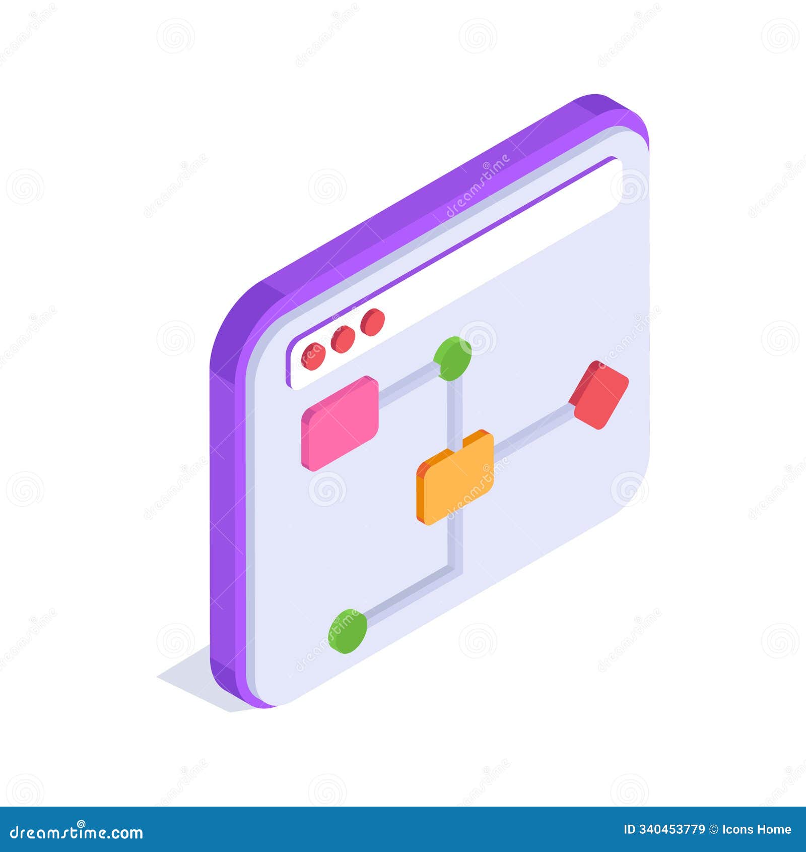 Website Flowchart Isometric Vector Design, Ready for Premium Use Stock ...