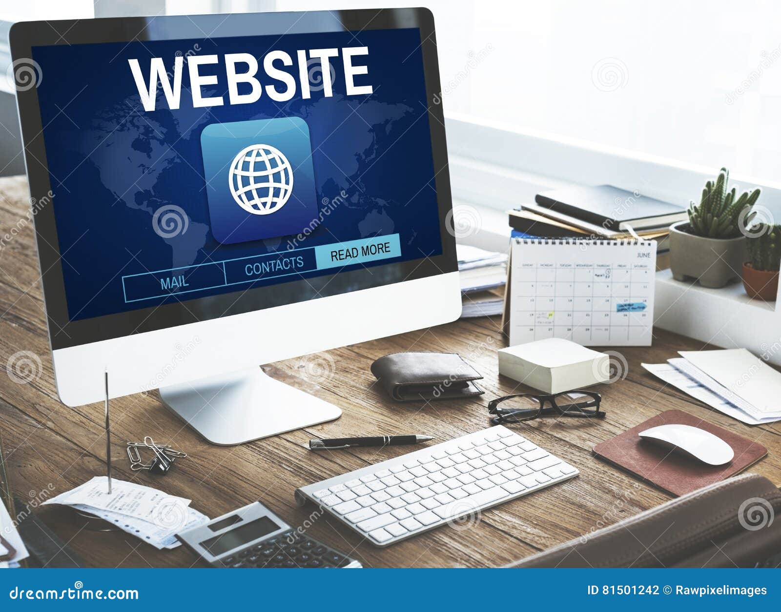 Website Global Connection Communication Internet WWW Graphic Con Stock ...