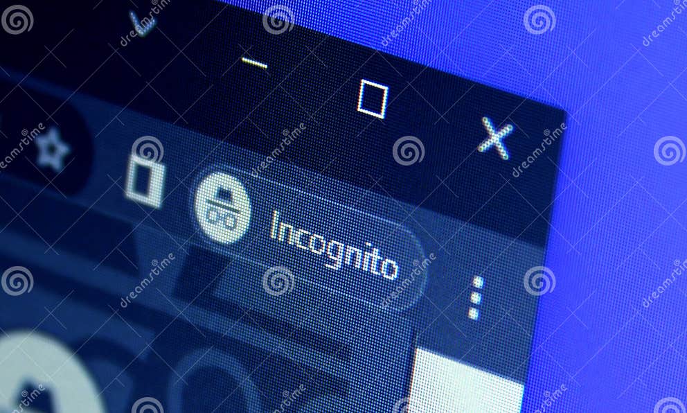 Incognito Private Browsing, Google Chrome Editorial Stock Image - Image ...