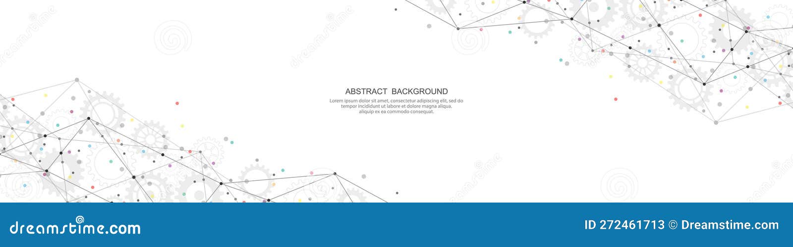 Website Header or Banner Design with Abstract Polygonal Background and ...