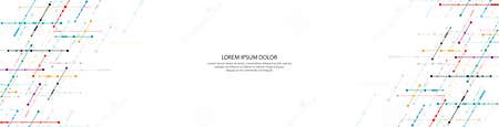 Website Header or Banner Design Template. Abstract Technology ...