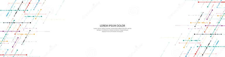 Website Header or Banner Design Template. Abstract Technology ...