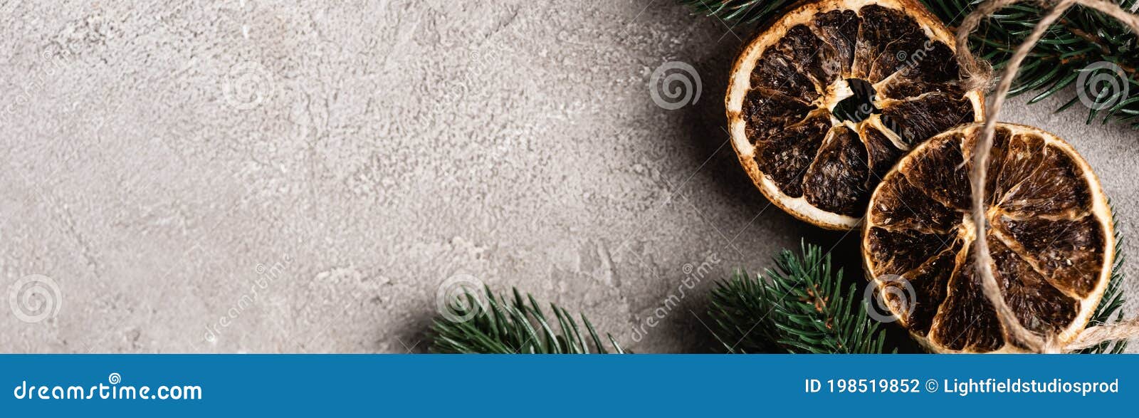 Header of Dried Orange Slices and Stock Photo - Image of sliced ...