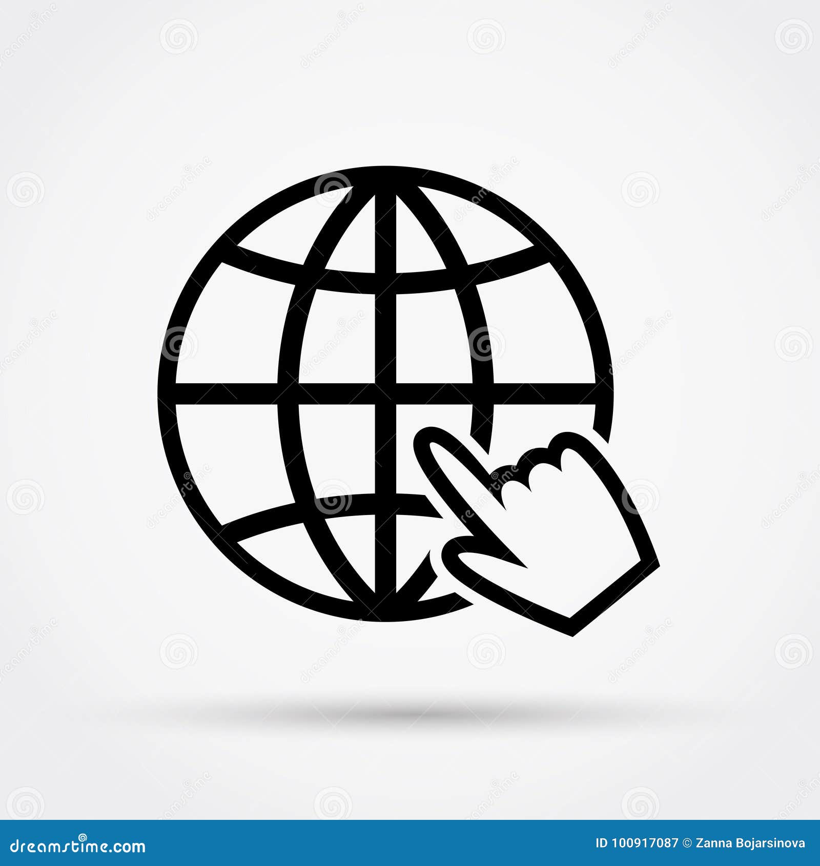 Website Vector Icon. Flat Design. Stock Vector - Illustration of ...