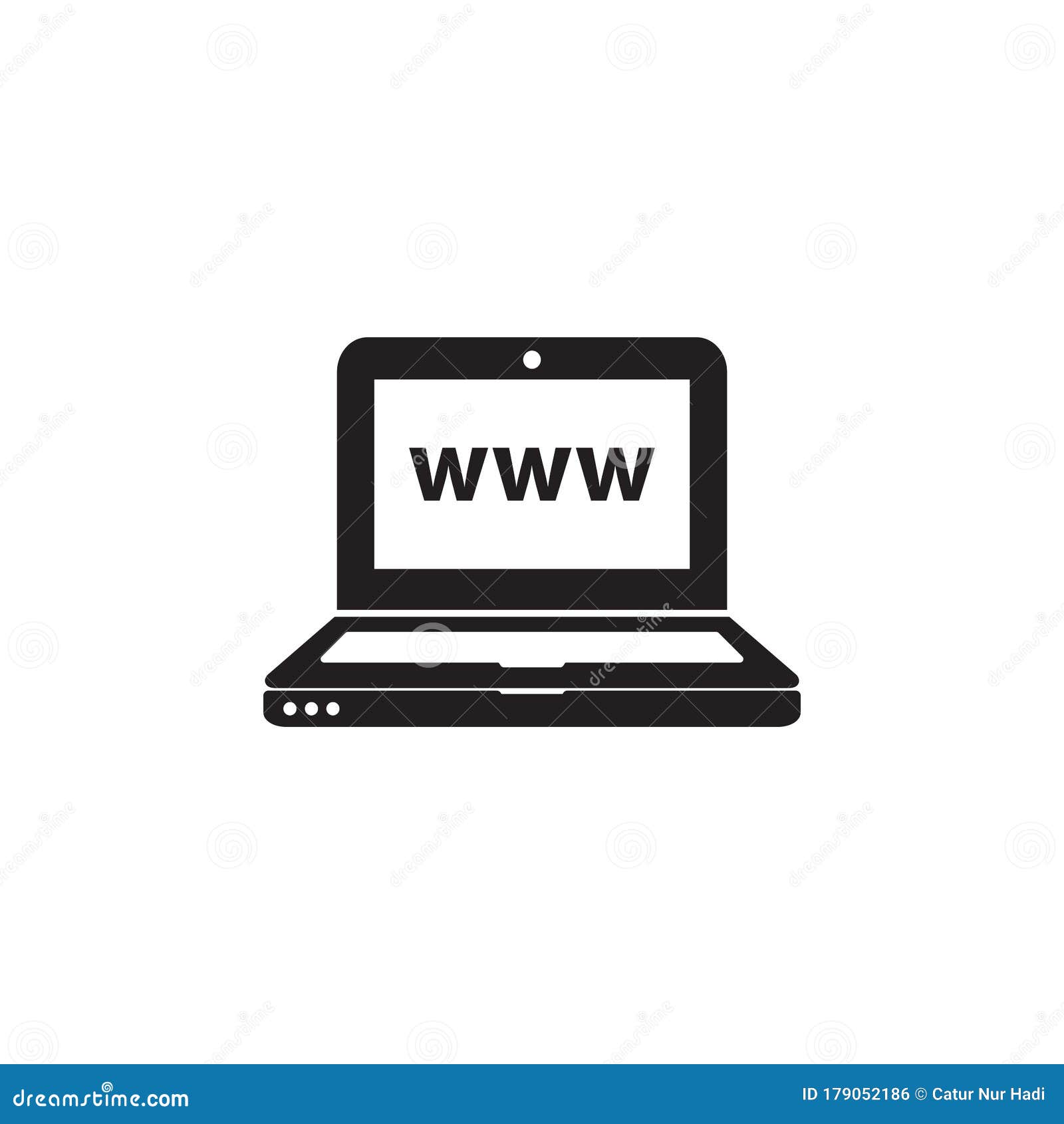 Website Icon Flat Vector Template Design Trendy Stock Vector ...