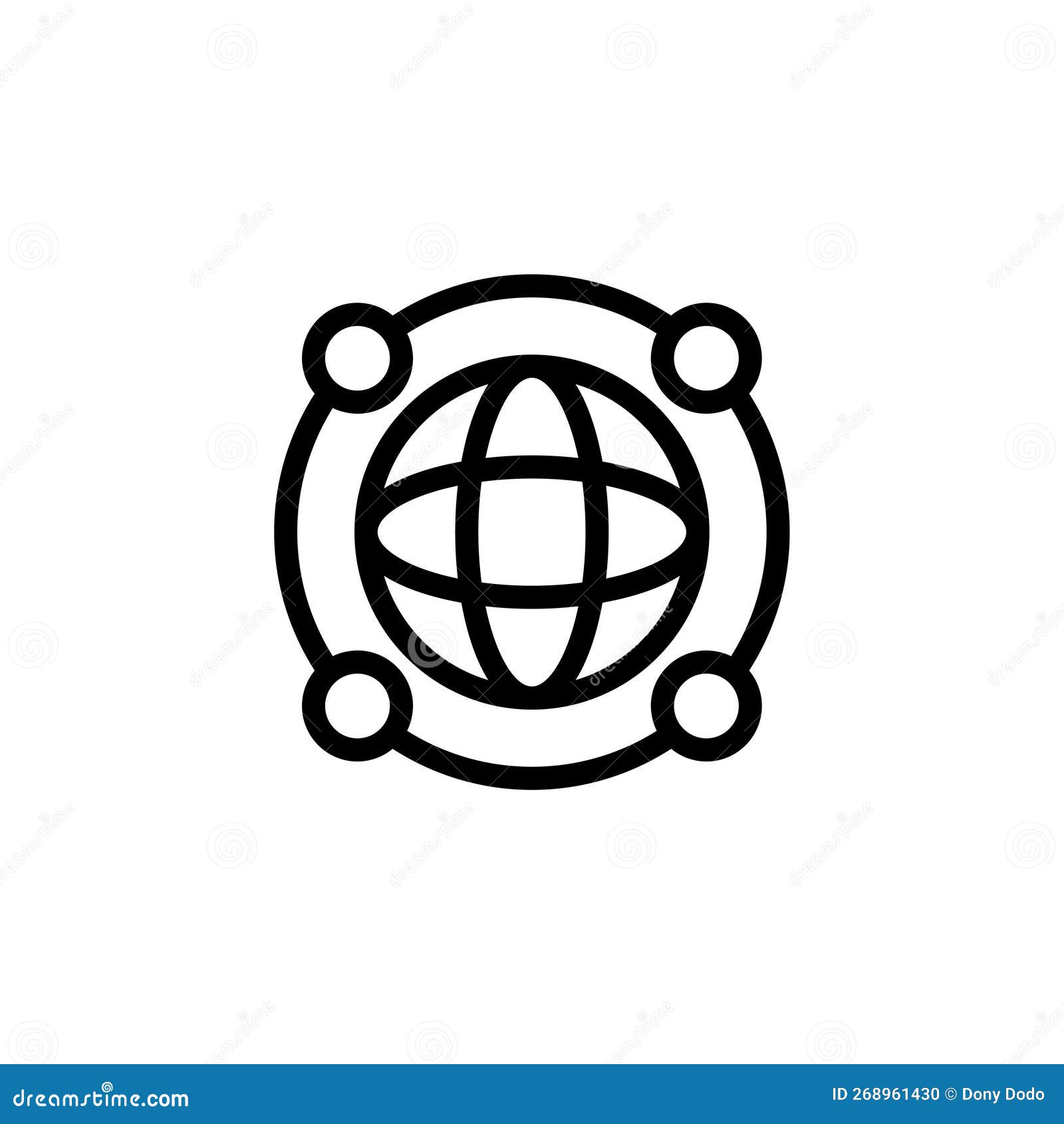 Website Icon Isolated on Black. Website Symbol Suitable for Graphic ...