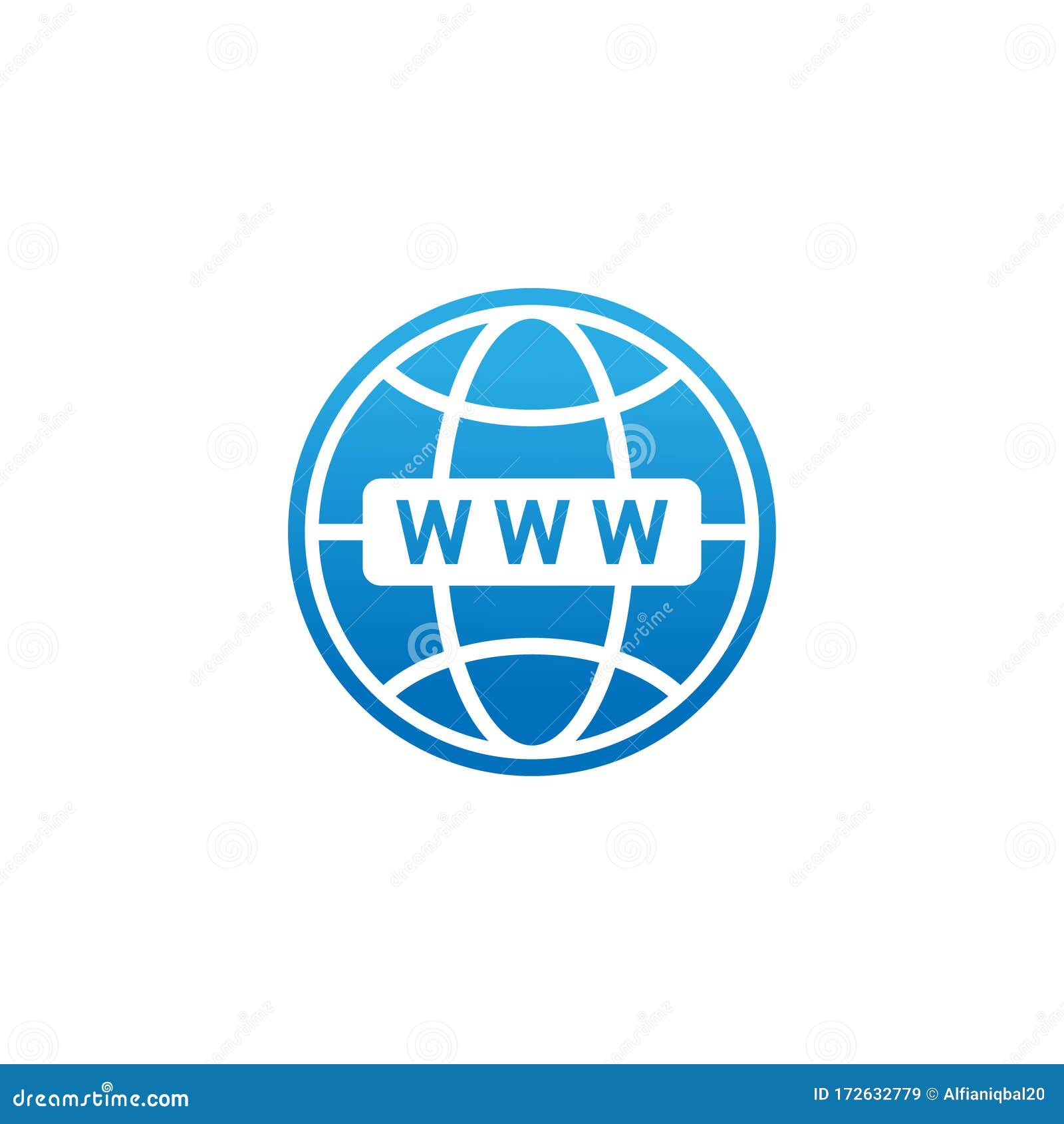 Website Icon Vector Design Illustration. Website WWW Icon Stock Vector ...