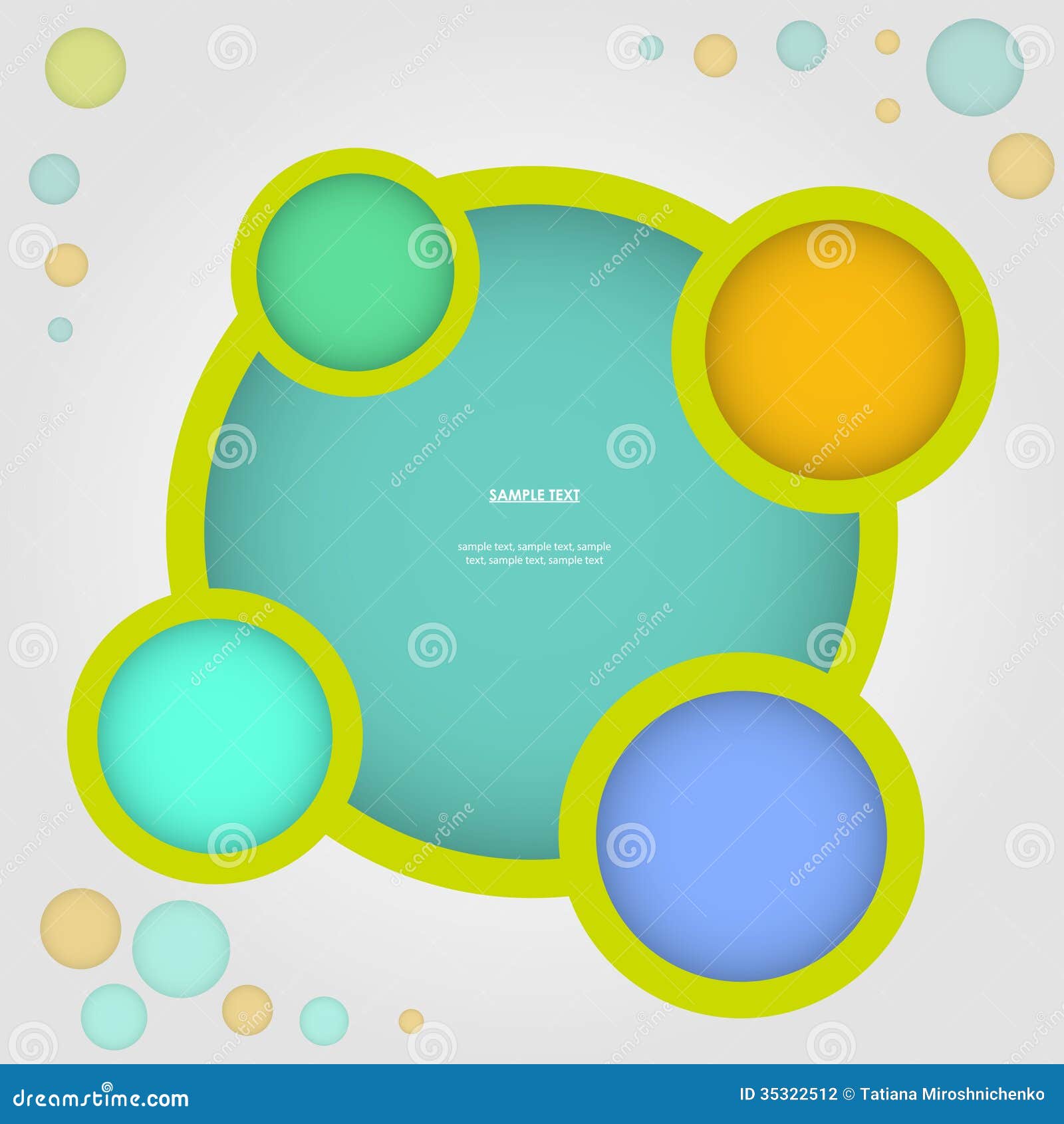 Website Infographic, Vector Design Frame Stock Vector - Illustration of ...