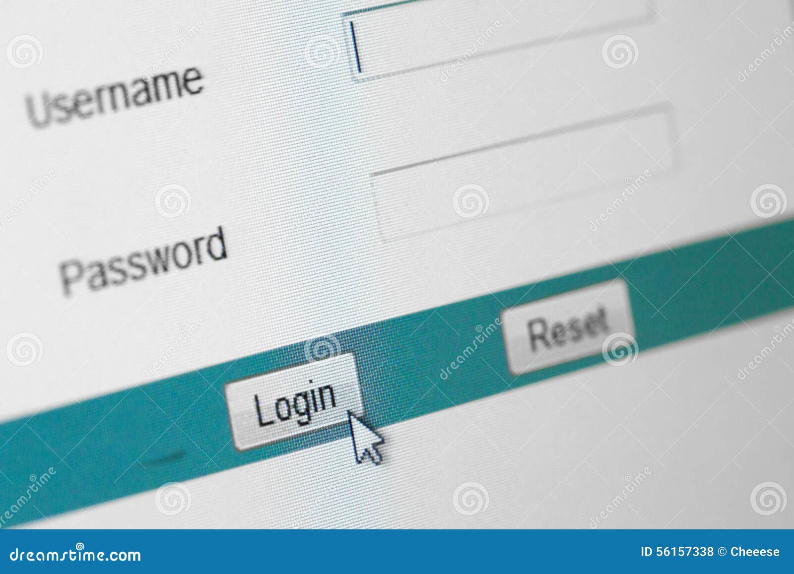 Website Login Screen stock photo. Image of entry, pale - 56157338
