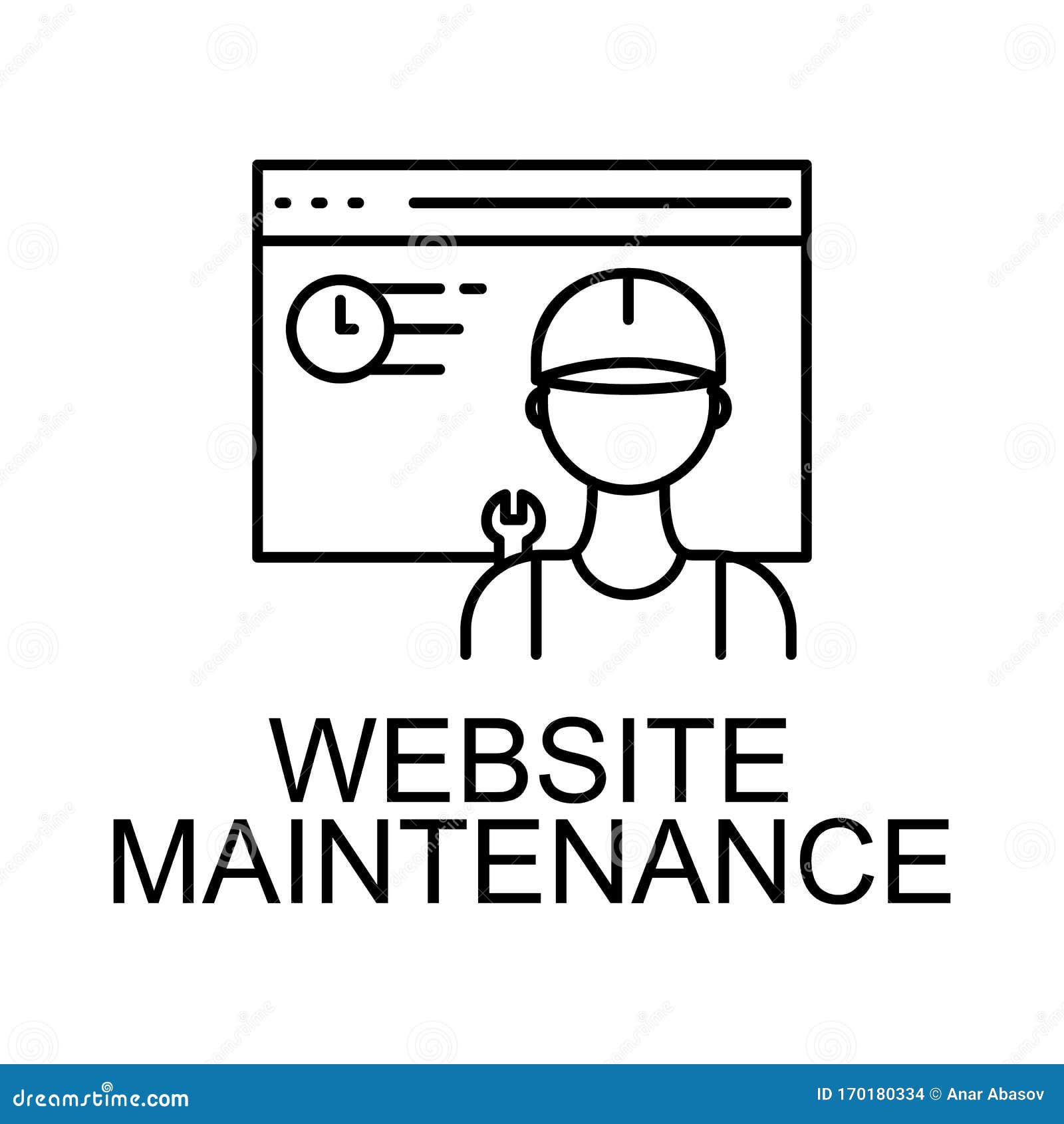 Website Maintenance Icon