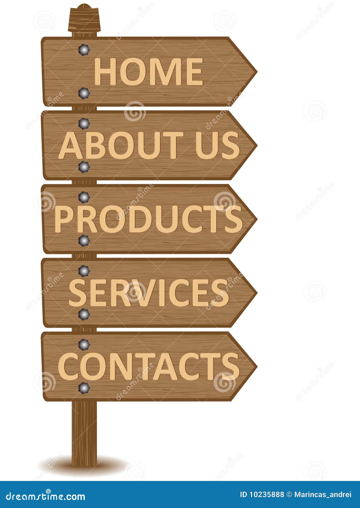 Website menu stock vector. Illustration of design, modern - 10235888