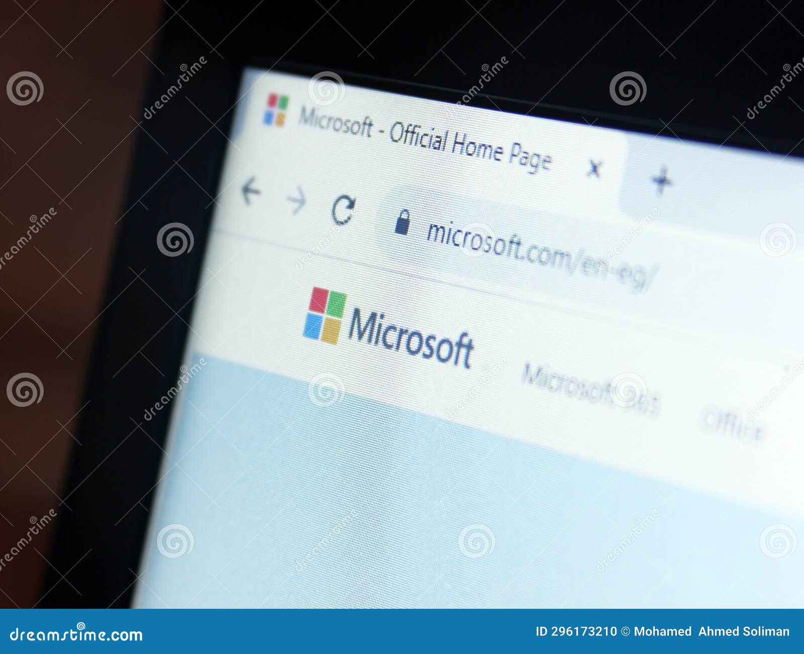 Microsoft website editorial image. Image of screen, mobile - 296173210