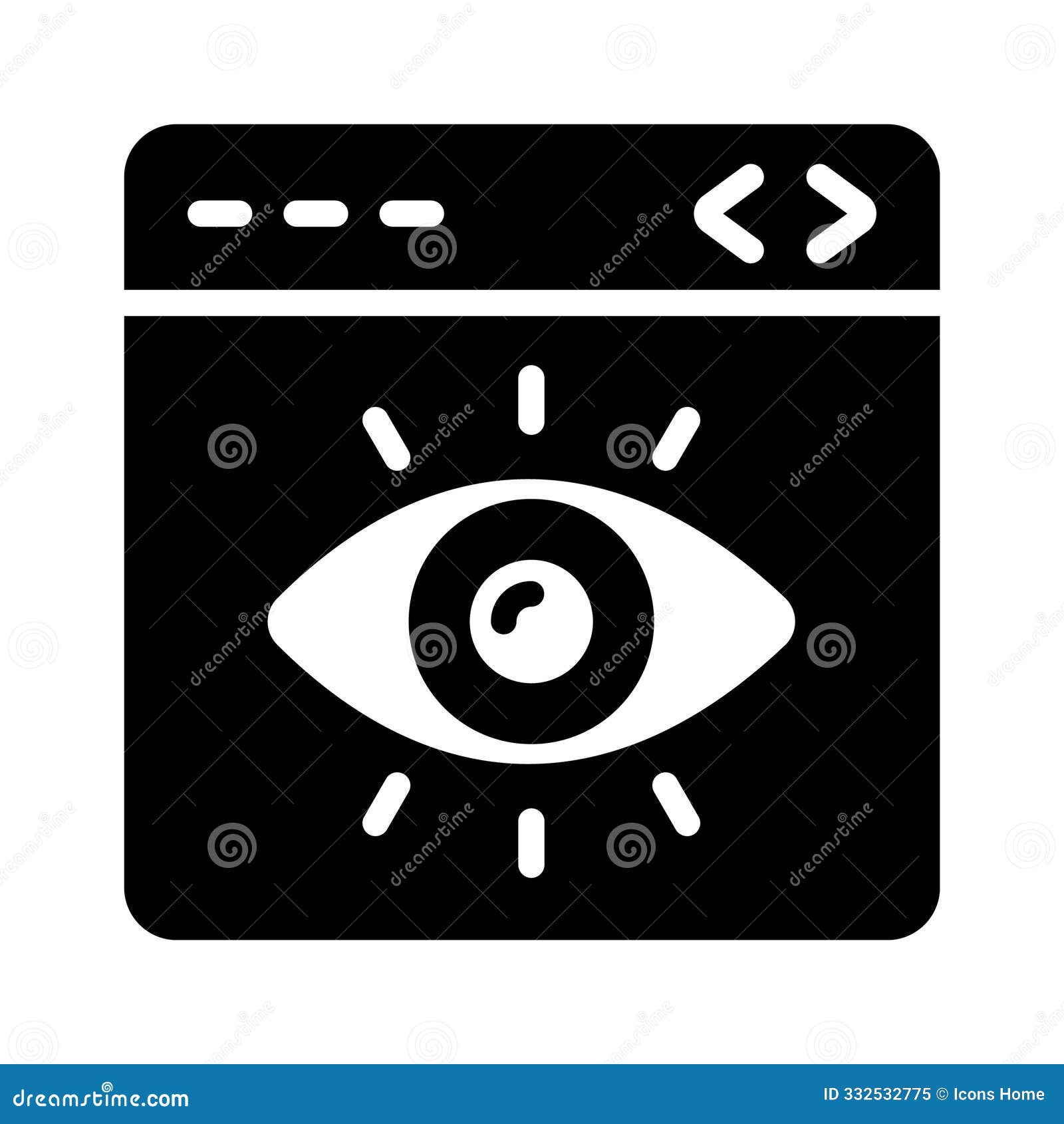 Website Monitoring stock illustration. Illustration of optical - 332532775