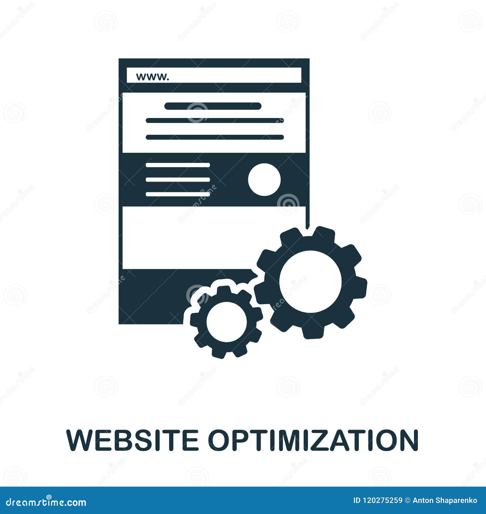 Website Optimization Icon. Line Style Icon Design. UI. Illustration of ... Website Optimization Icon. Line Style Icon Design. UI. Illustration of ...