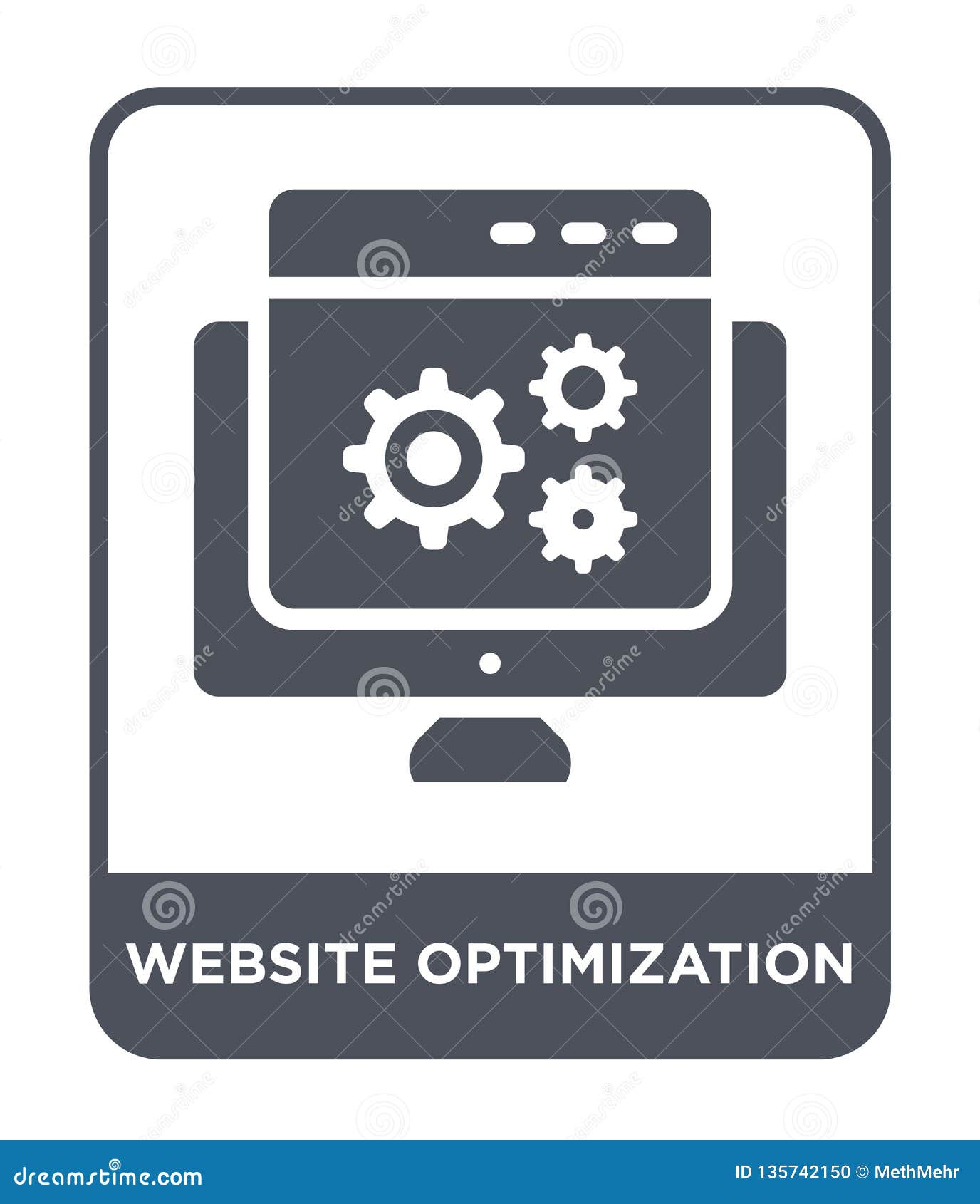 Website Optimization Icon in Trendy Design Style. Website Optimization ... Website Optimization Icon in Trendy Design Style. Website Optimization ...
