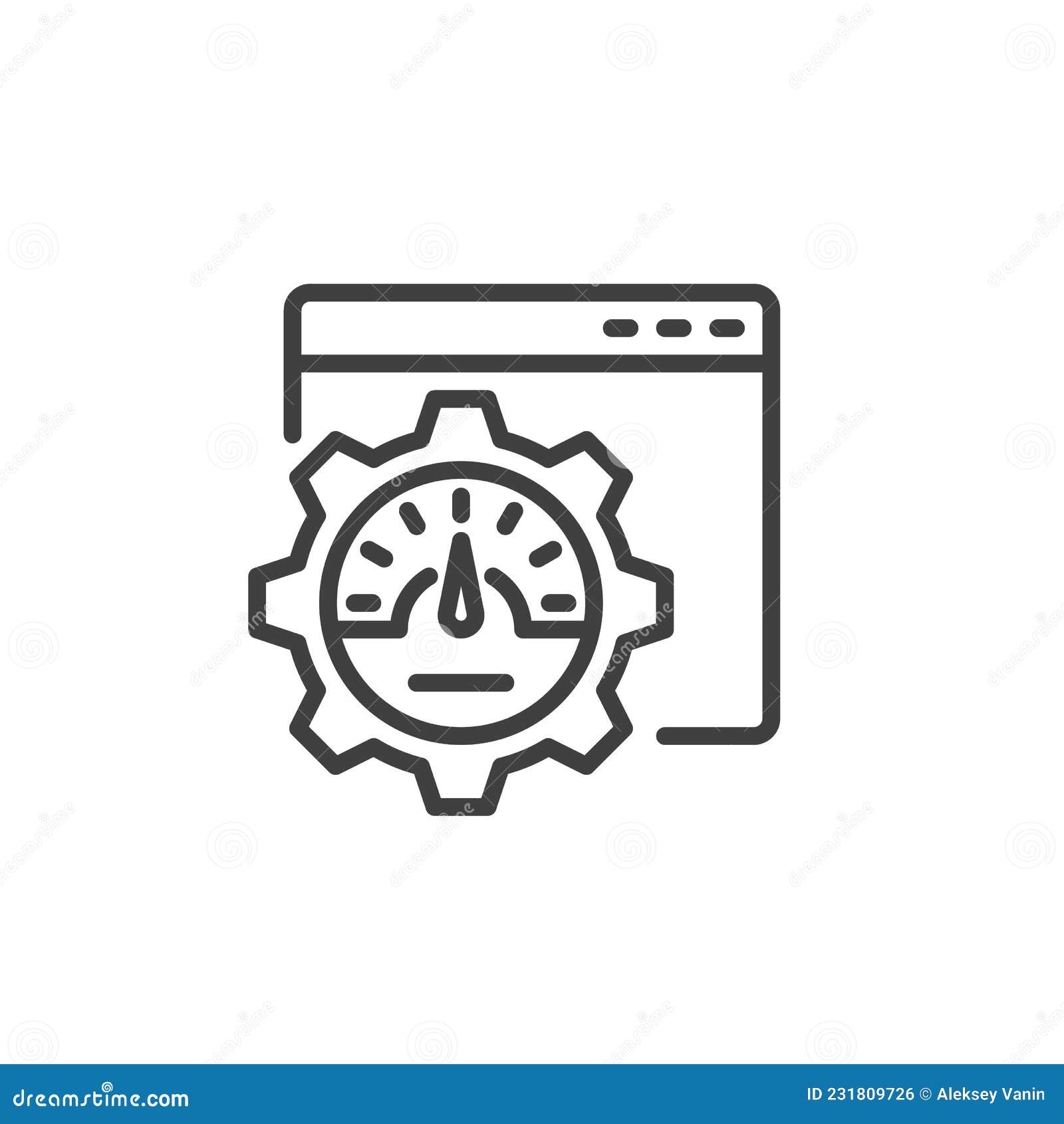 Website Optimization Line Icon Stock Vector - Illustration of sign ... Website Optimization Line Icon Stock Vector - Illustration of sign ...