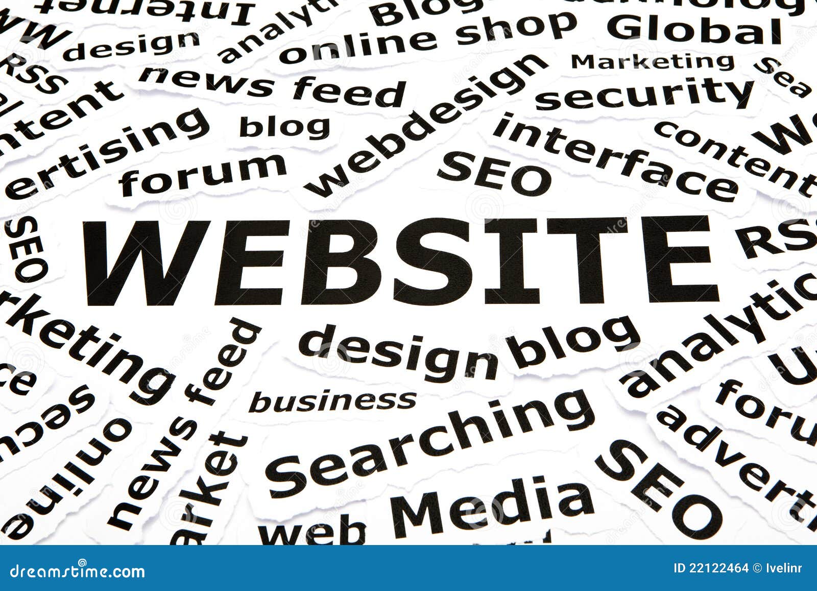 Website with Other Related Words Stock Photo - Image of network, forum ...